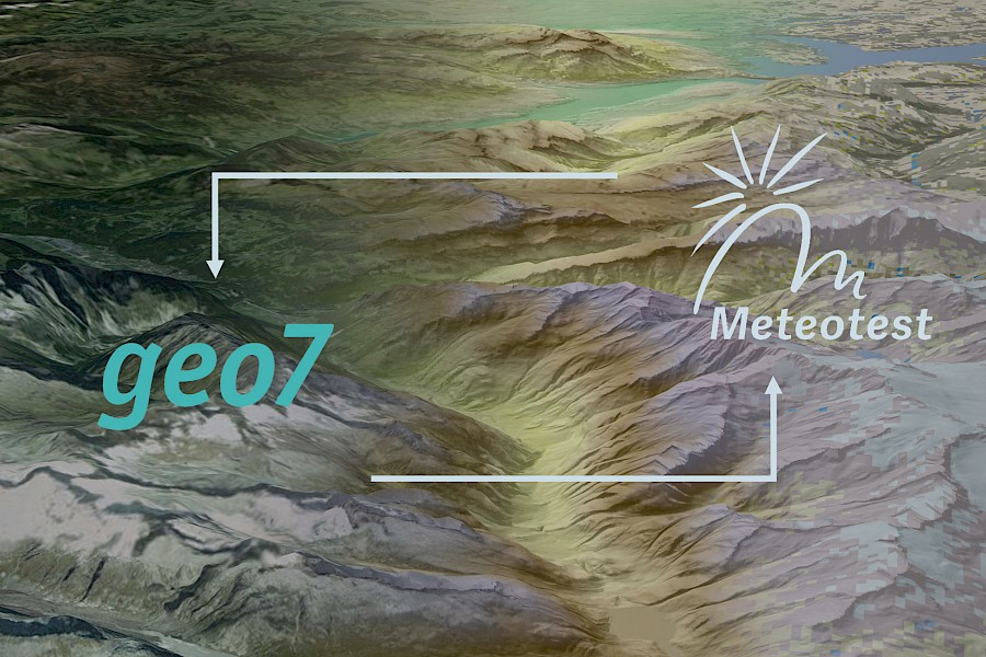 Zusammenarbeit GIS von geo7 und Meteotest - geo7